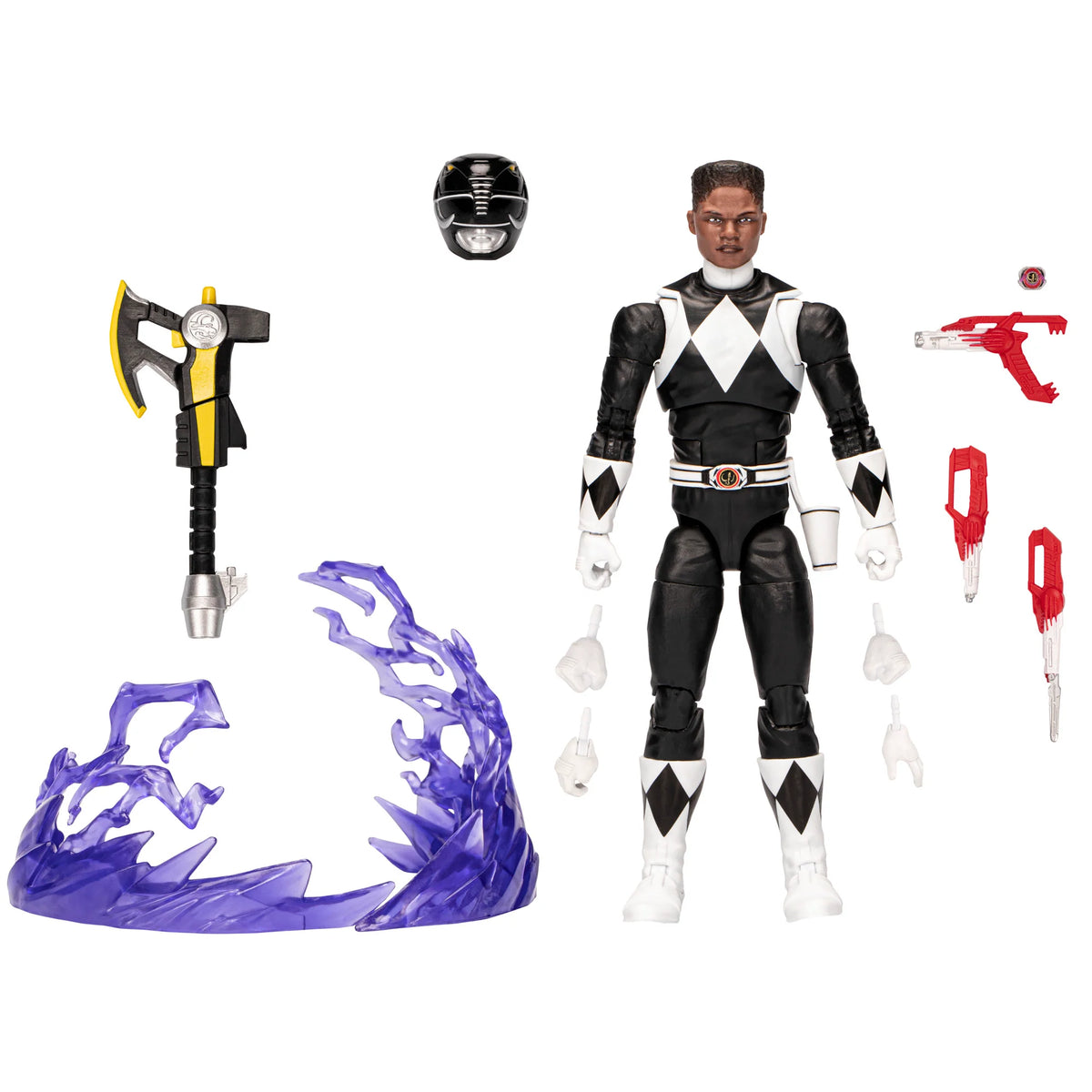 Power Rangers Lightning Collection Remastered Mighty Morphin Black Ran ...