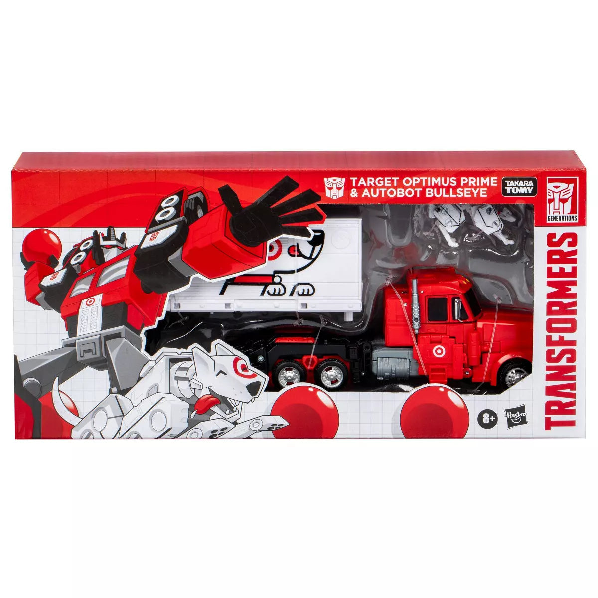 Transformers Target Optimus Prime and Autobot Bullseye Action Figure S ...