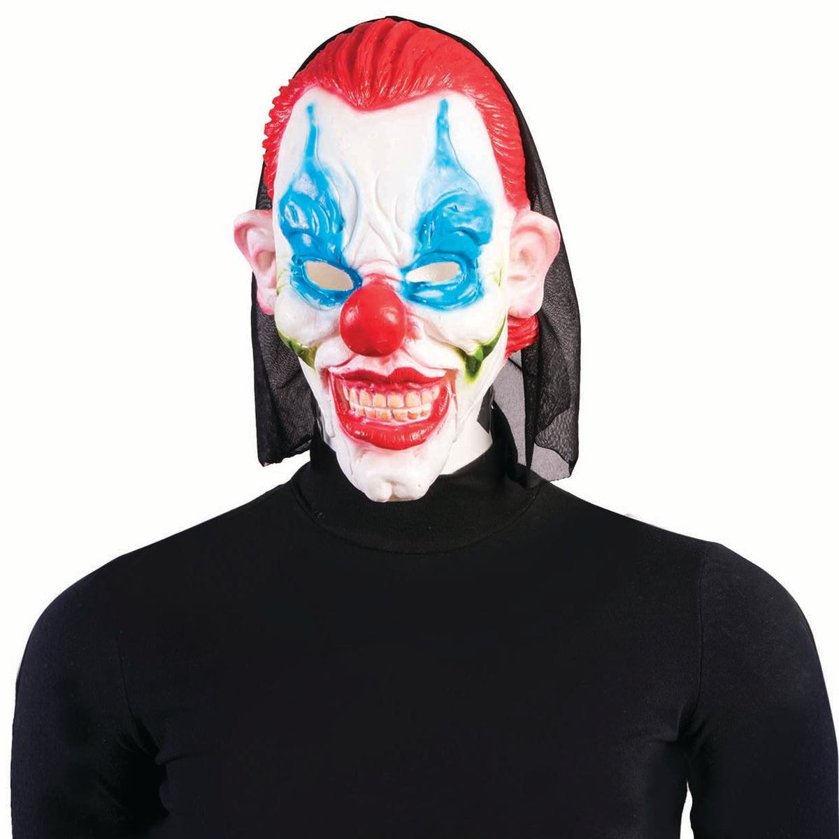 Red Evil Clown Mask – The Costume Kitty