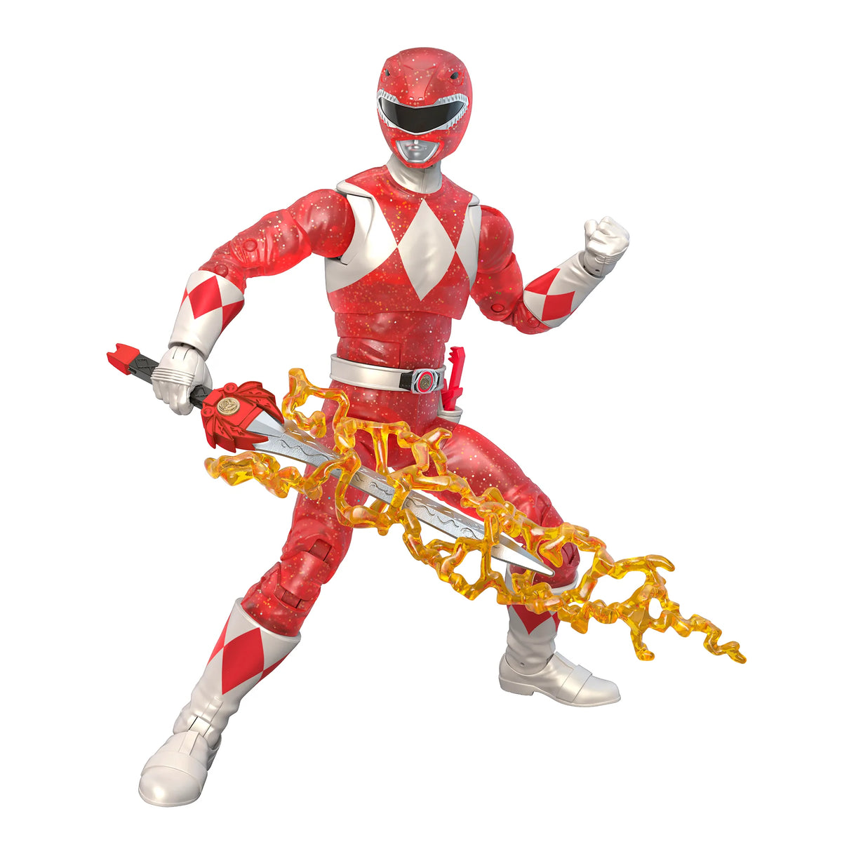 Power Rangers Lightning Collection Mighty Morphin Metallic Red Ranger ...