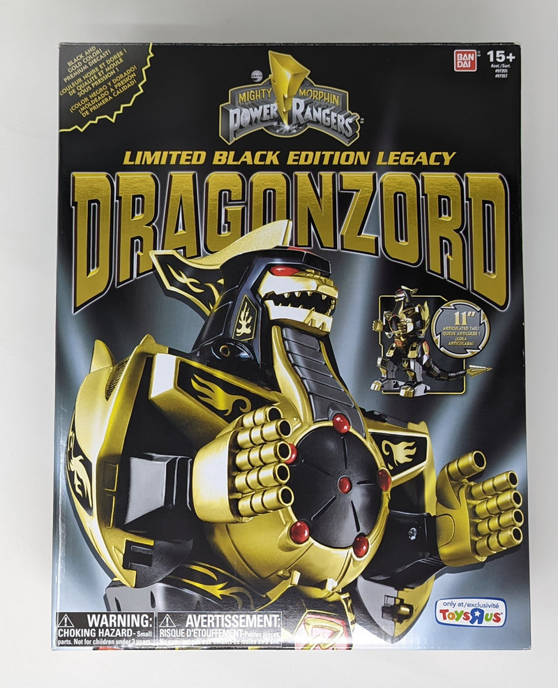 Mighty Morphin Power Rangers Legacy Dragonzord Black and Gold Exclusiv